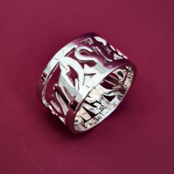 Personalized Queen Band Ring Your Name or Your Partner in Gold, Silver ...